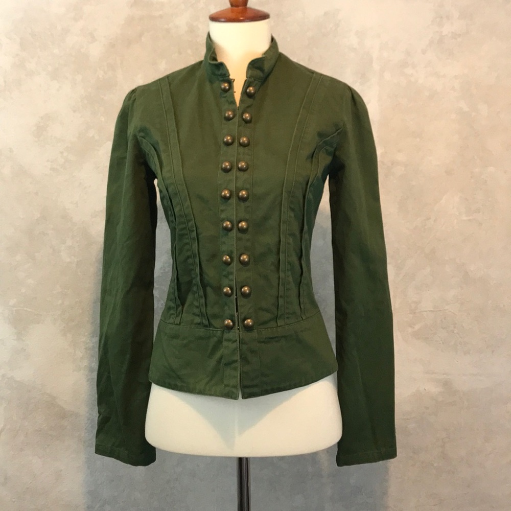 Green Military Style Jacket - Gem